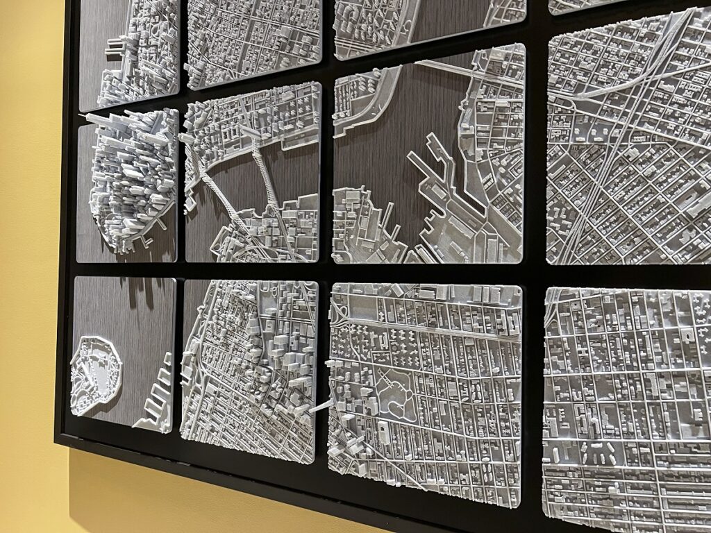 3D Printed City Art by JD Dennison